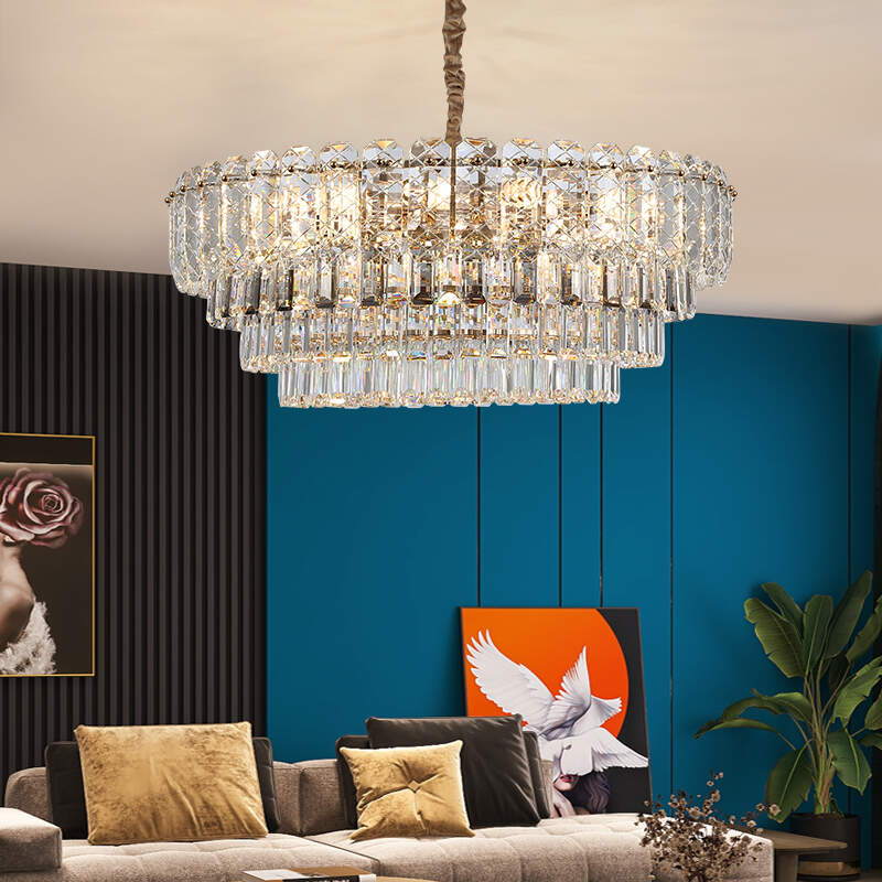 Mesh Crystal LED Pendent Light