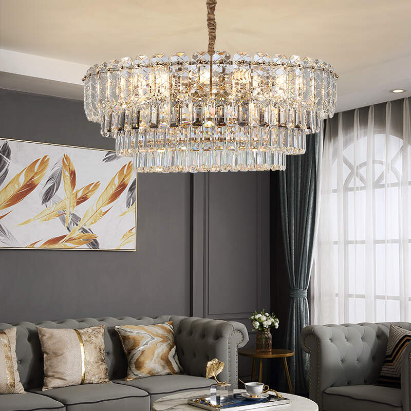 Mesh Crystal LED Pendent Light