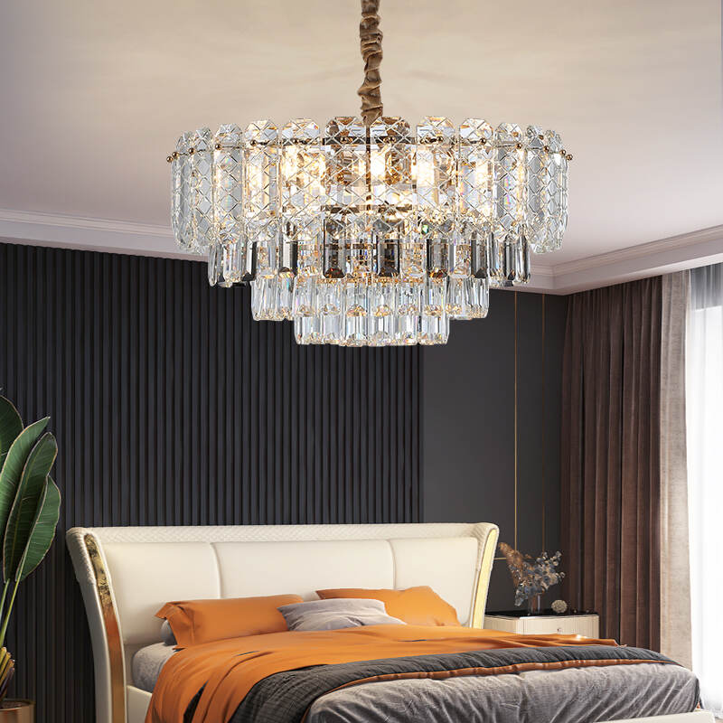 Mesh Crystal LED Pendent Light