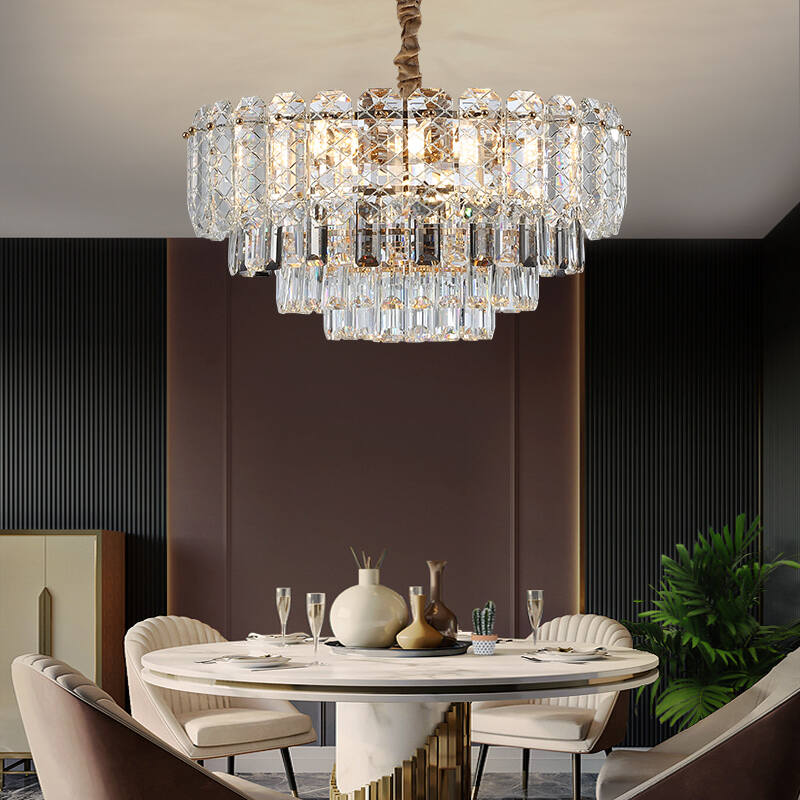 Mesh Crystal LED Pendent Light